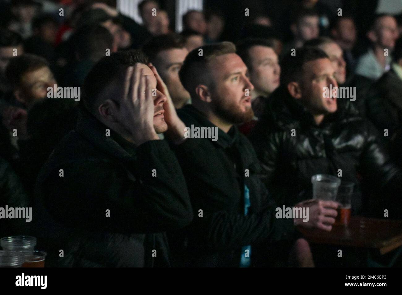 The Mill, Digbeth, Birmingham, December 4th 2022 - England fans at the ...