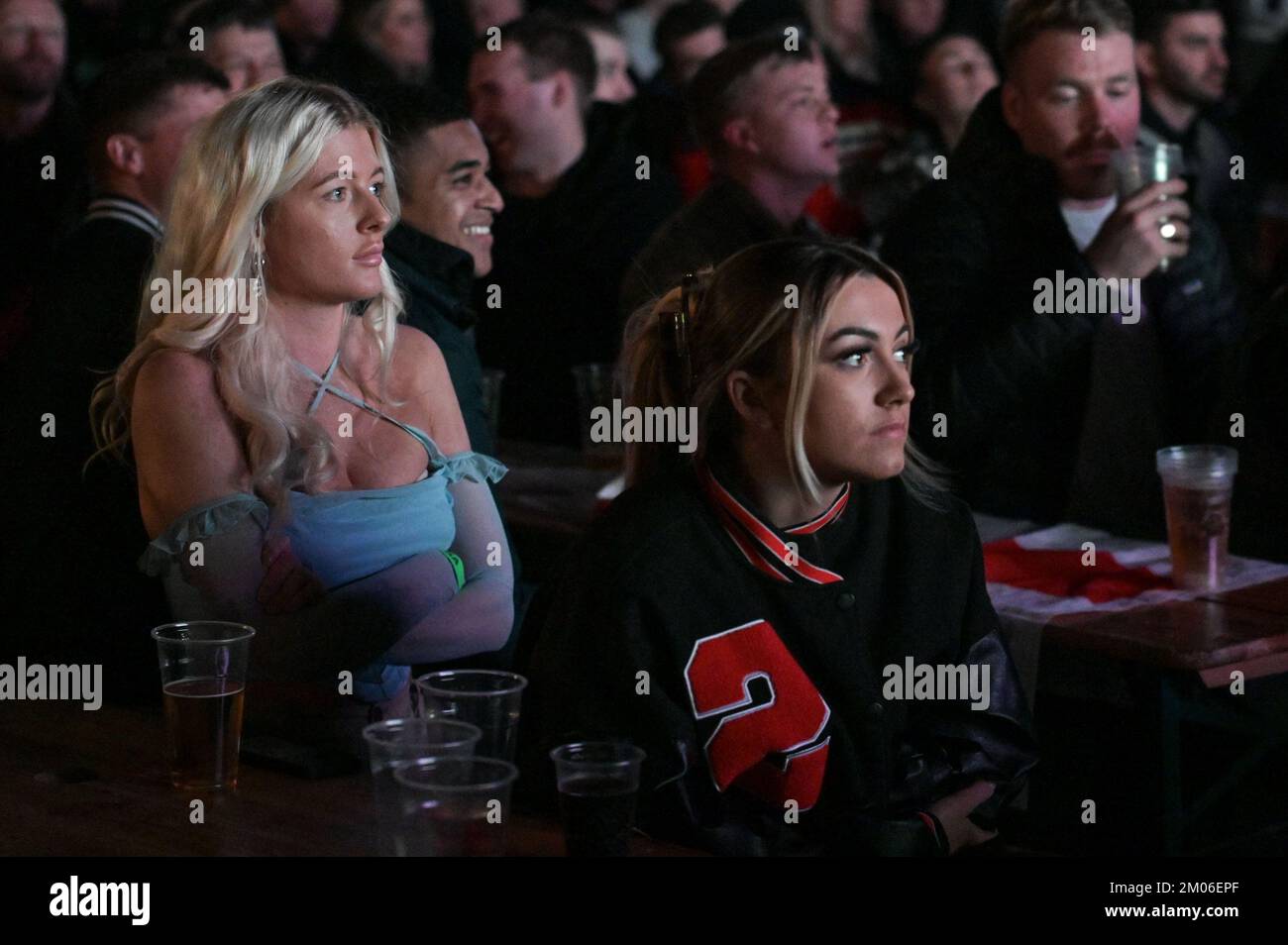 The Mill, Digbeth, Birmingham, December 4th 2022 - England fans at the ...