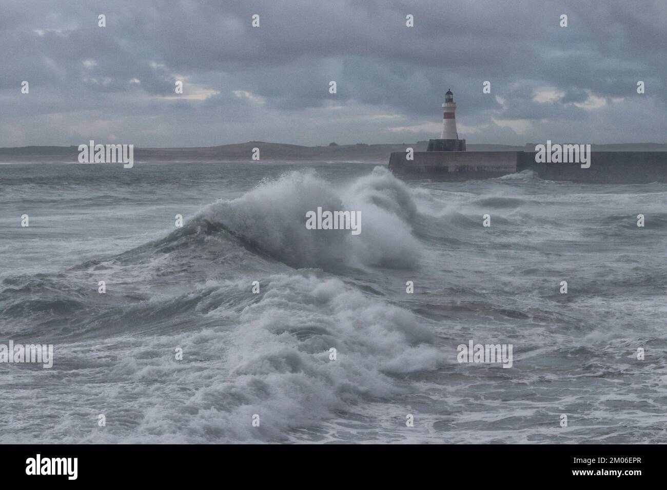 Stormy sea at the Golden Horn, Fraserburgh Stock Photo - Alamy