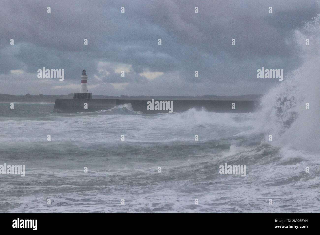 Stormy sea at the Golden Horn, Fraserburgh Stock Photo - Alamy
