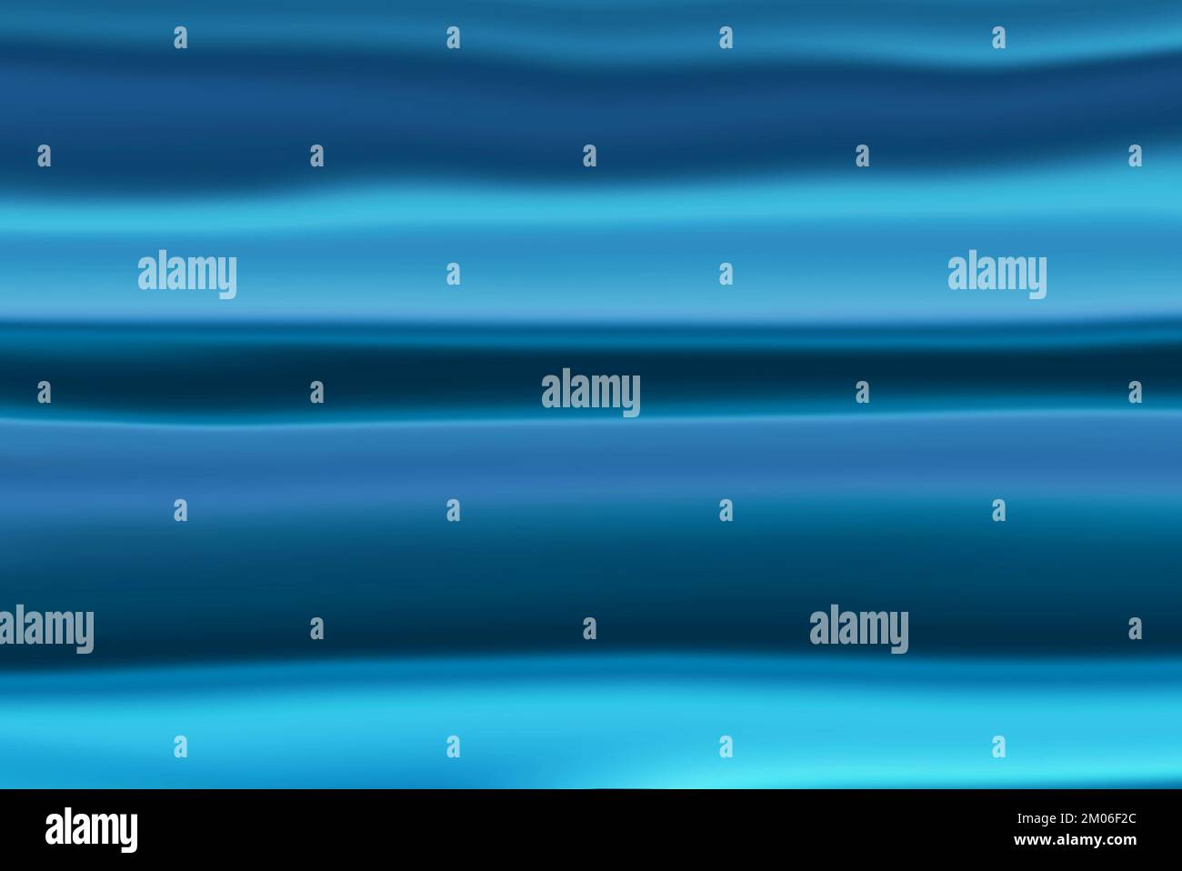 Abstract blue color wave. Long horizontal background. Horizontally ...