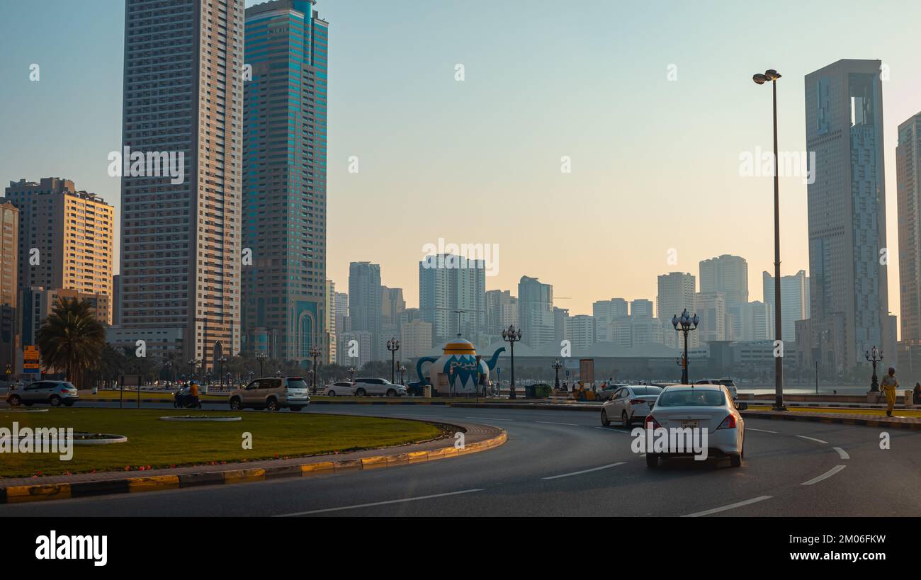 Skyline of sharjah hi-res stock photography and images - Alamy