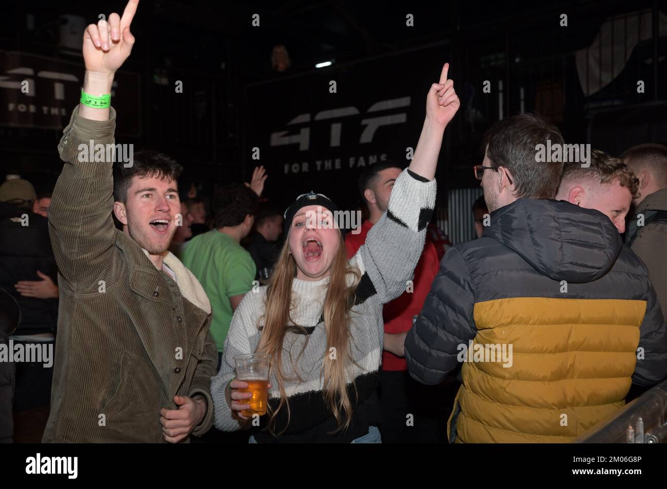 The Mill, Digbeth, Birmingham, December 4th 2022 - England fans go Wild ...