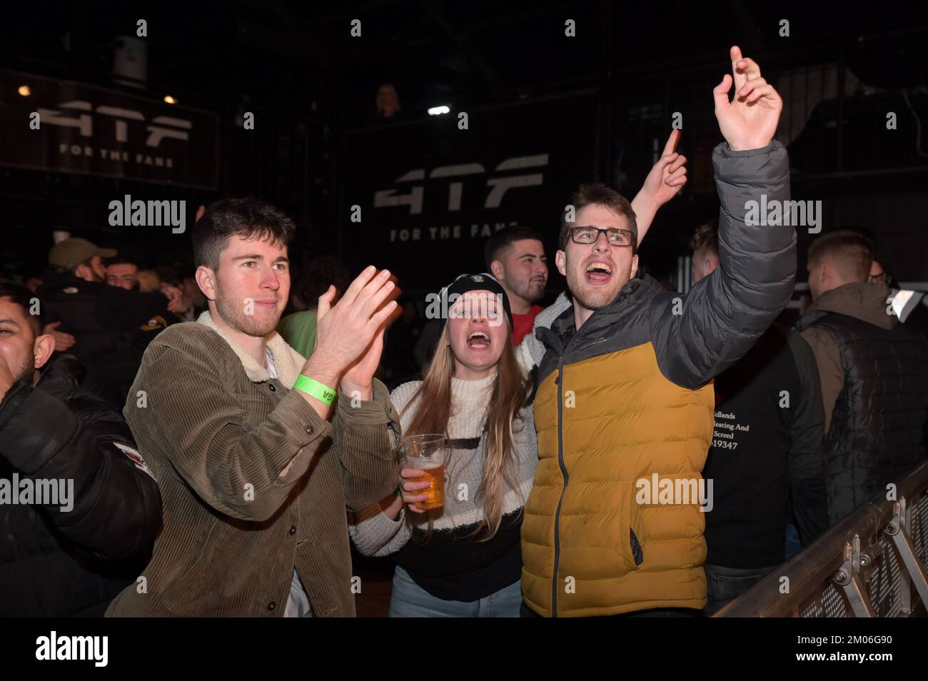 The Mill, Digbeth, Birmingham, December 4th 2022 - England fans go Wild ...