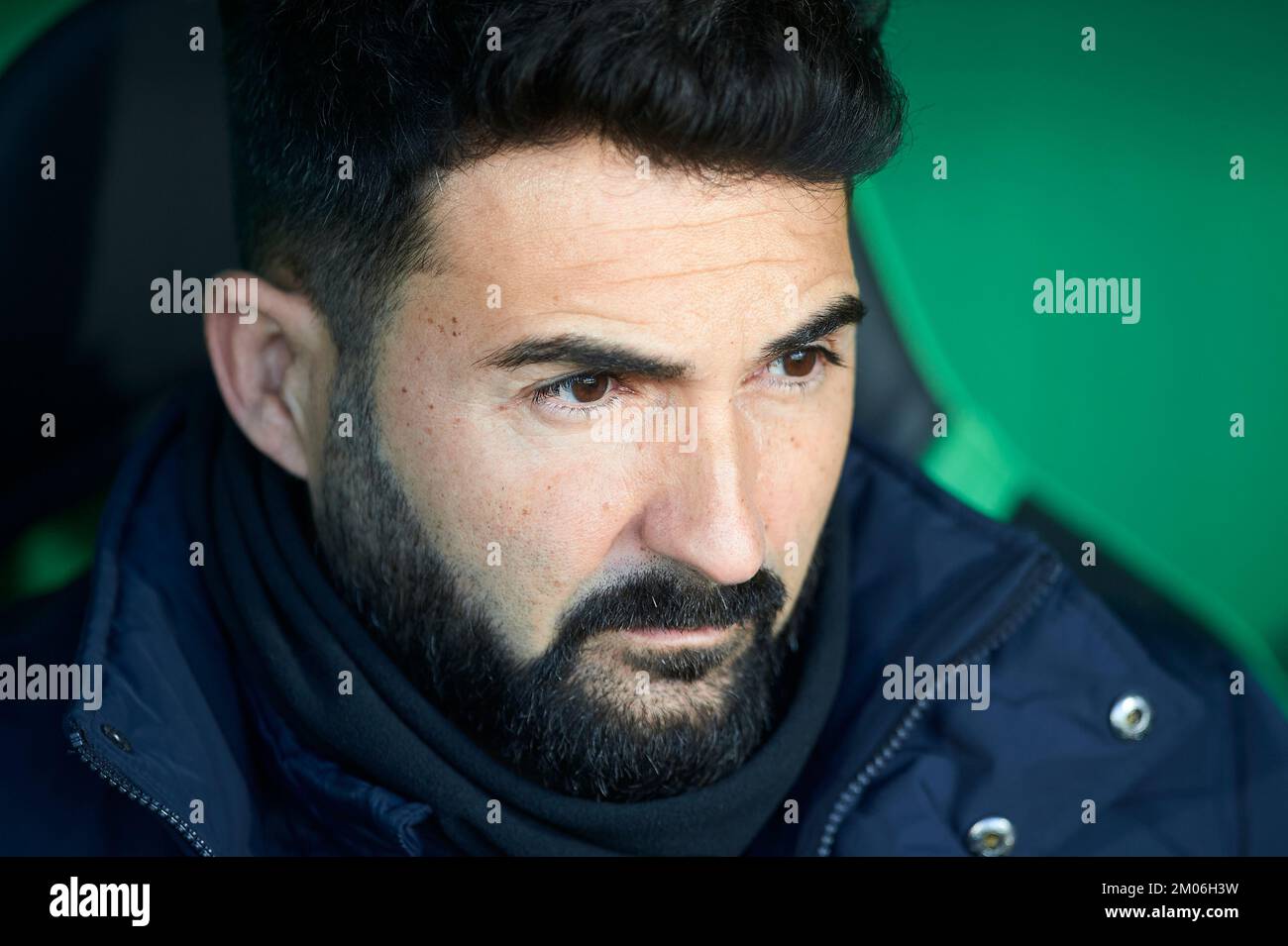 Real Racing Club head coach Guillermo Fernandez Romo during La Liga ...