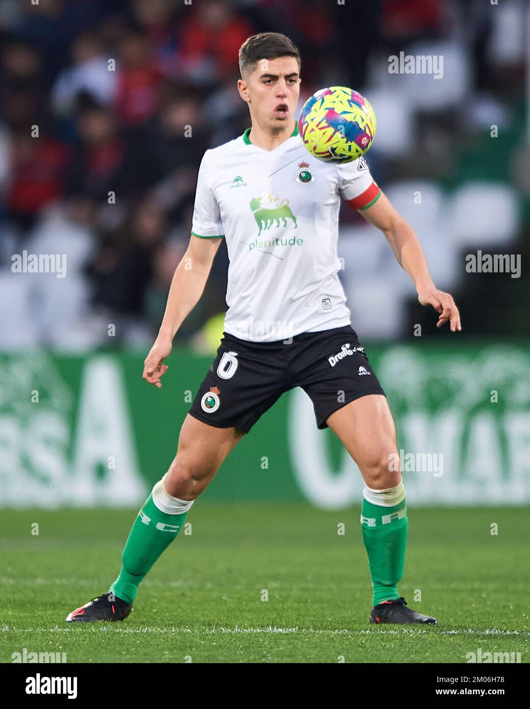 Inigo Sainz-Maza of Real Racing Club during La Liga Smartbank match ...
