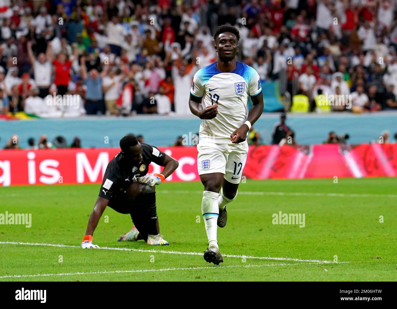 Bukayo saka england senegal hi-res stock photography and images - Alamy