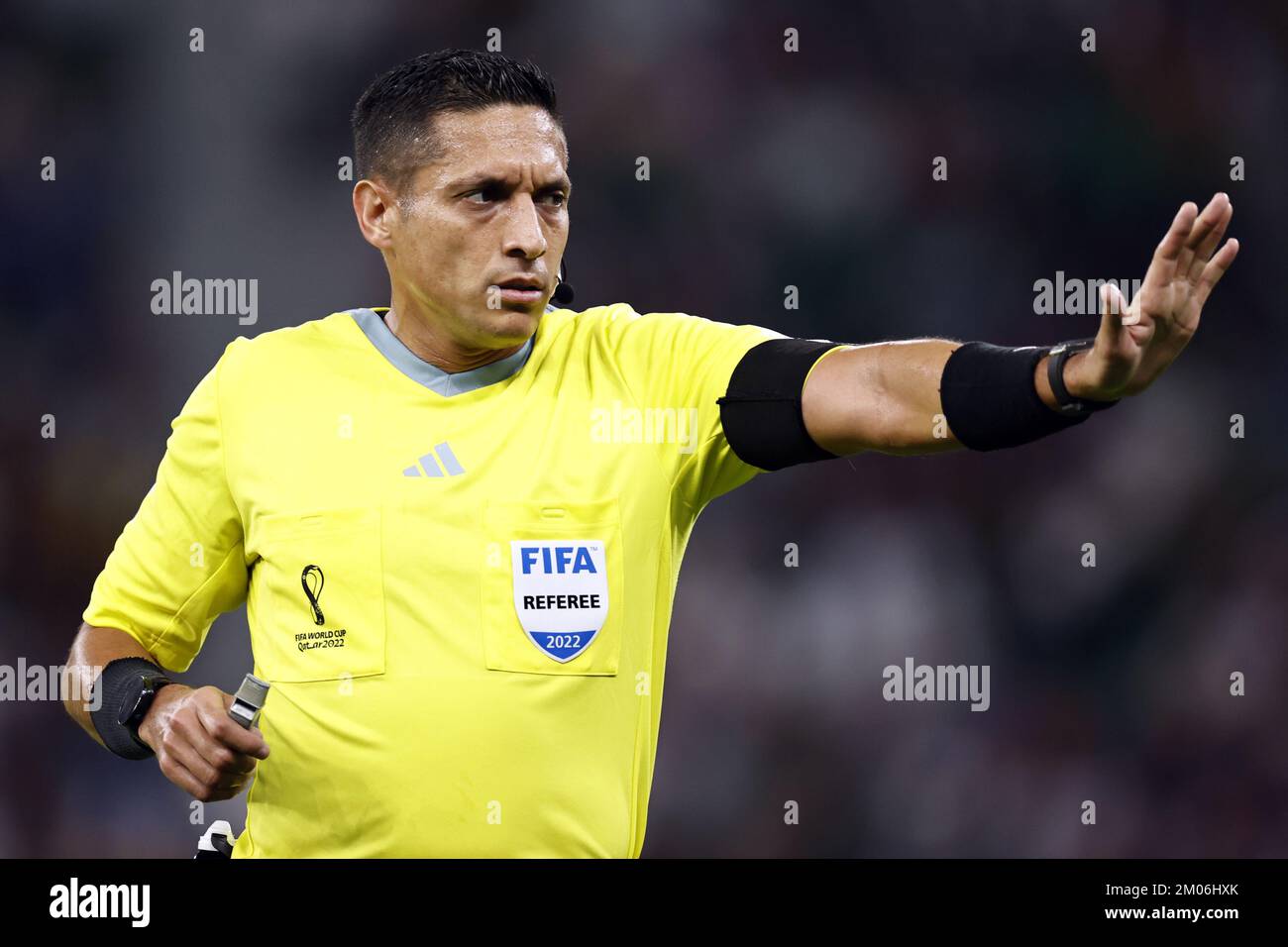 Doha, Qatar. 04th Dec, 2022. DOHA - Referee Jesus Valenzuela Saez ...