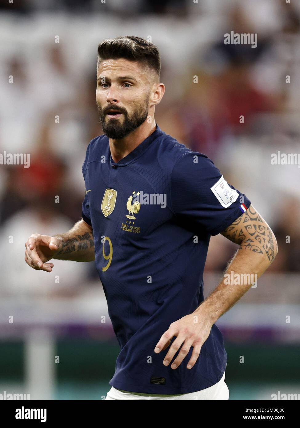 Doha, Qatar. 04th Dec, 2022. DOHA - Olivier Giroud of France during the ...