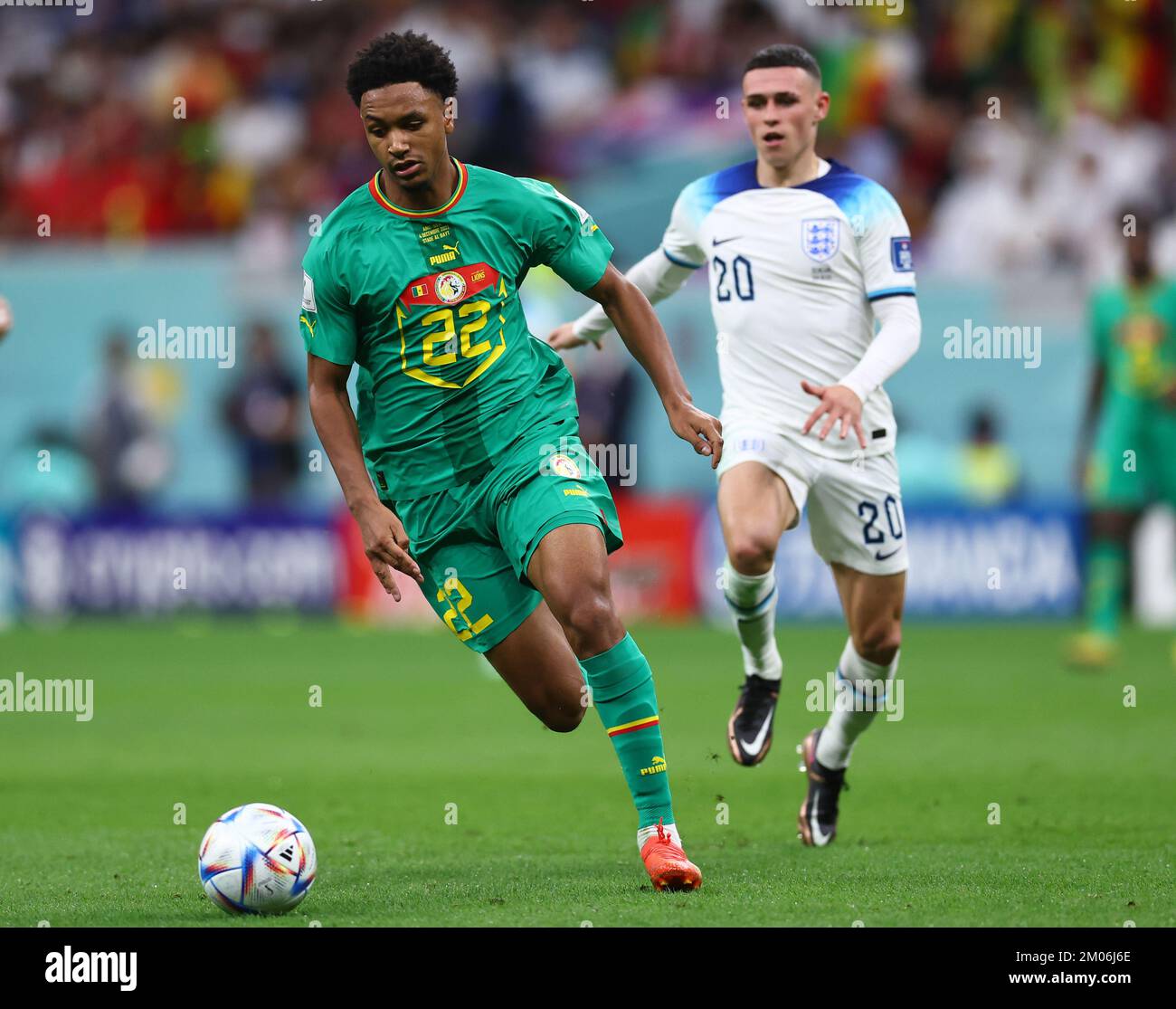 Al Khor, Qatar. 4th Dec, 2022. Abdou Diallo of Senegal during the FIFA ...