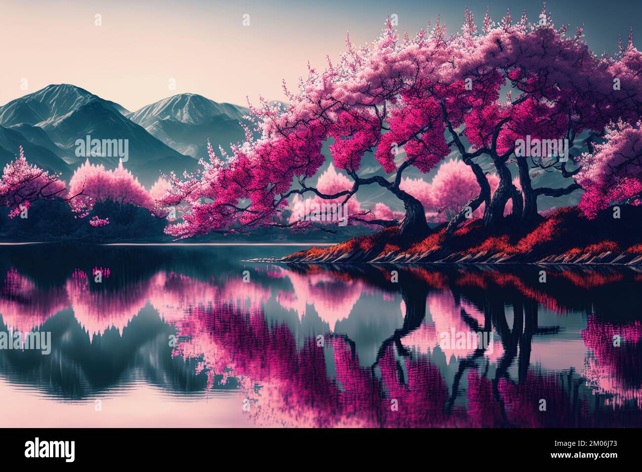 Japanese mountain cherry tree hi-res stock photography and images - Alamy