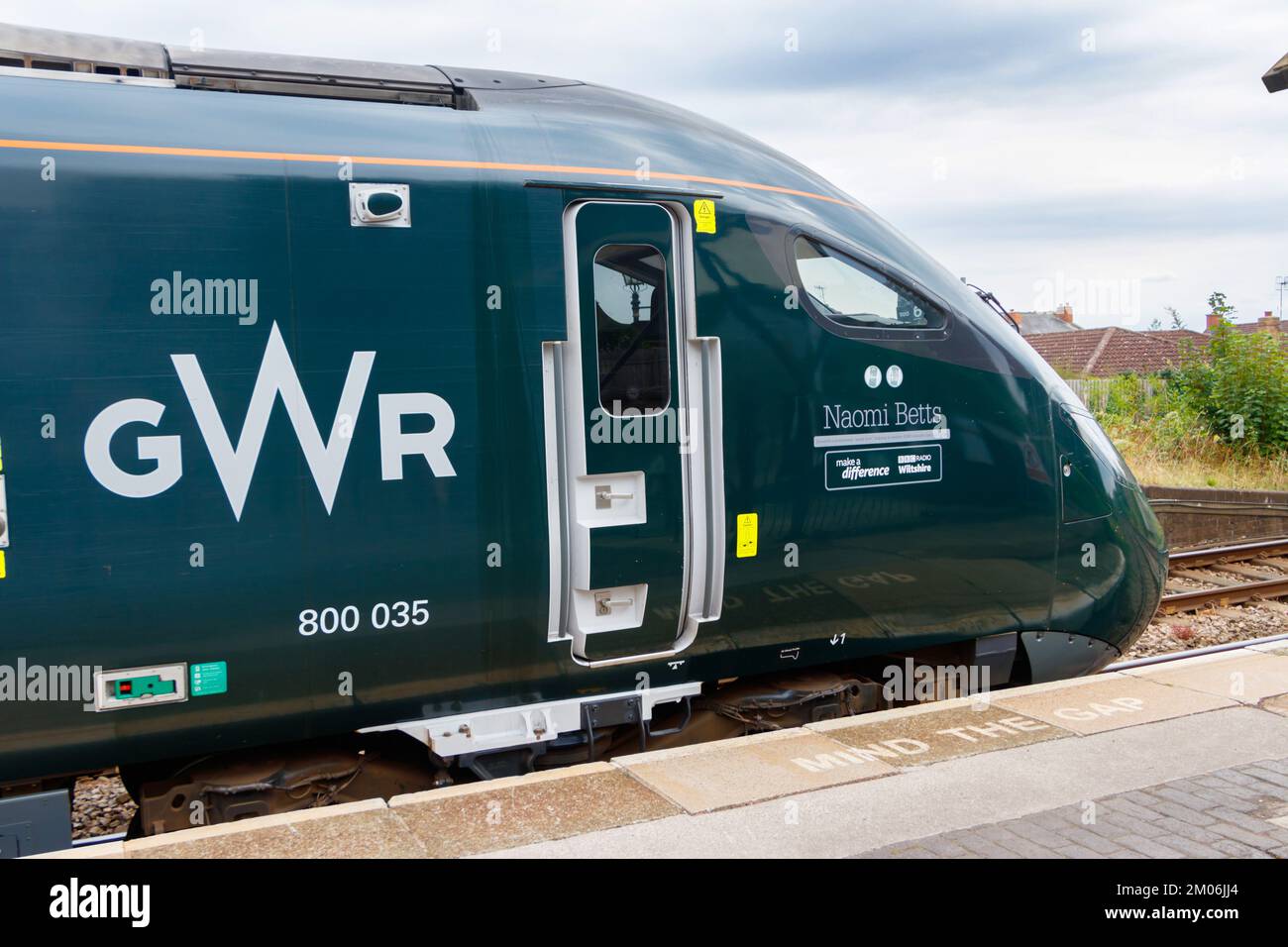GWR Hitachi Class 800 intercity express train 800035 Naomi Betts in ...
