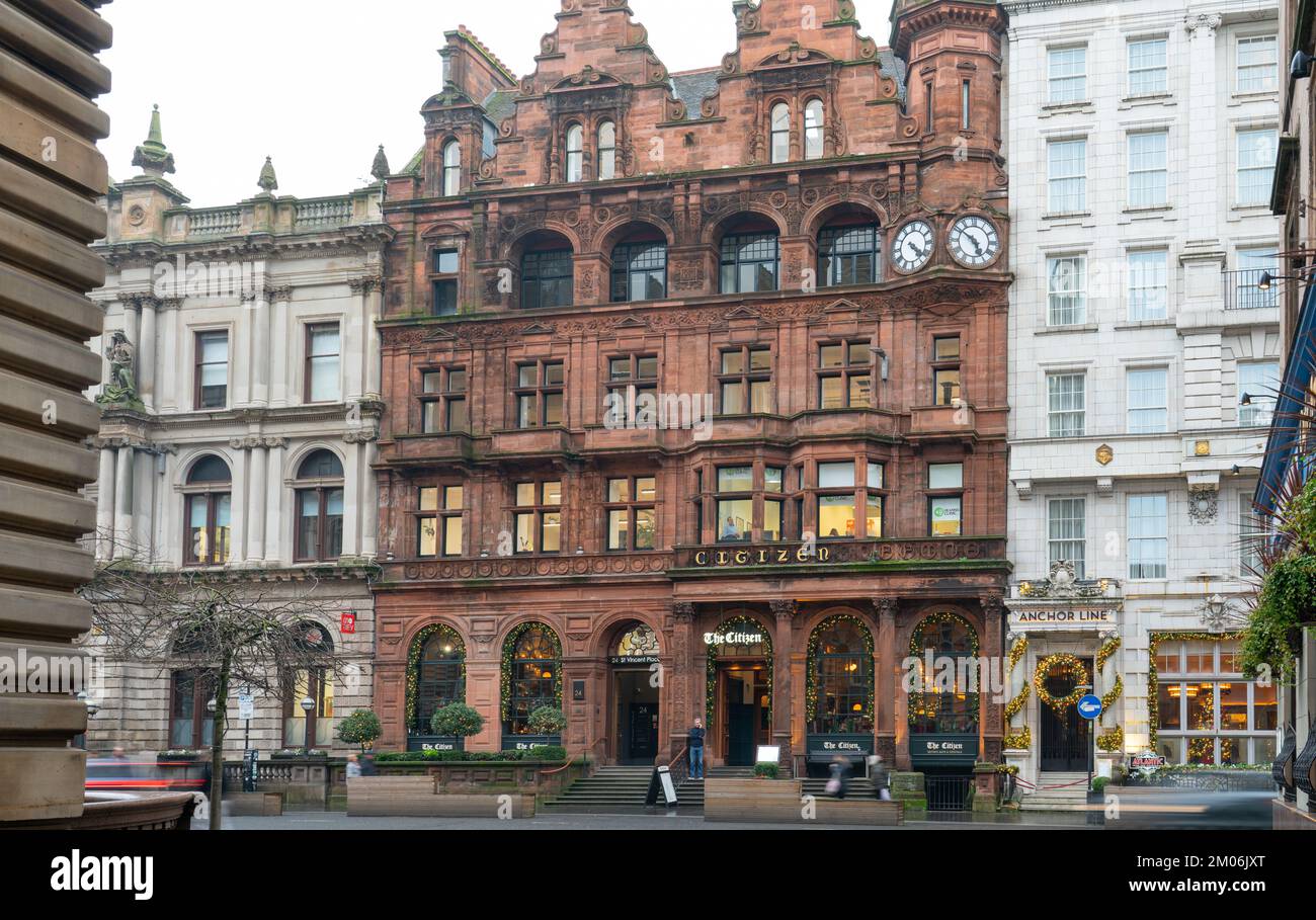 The Citizen Bar and Dining Rooms, 24 St Vincent Place, Glasgow, purpose ...