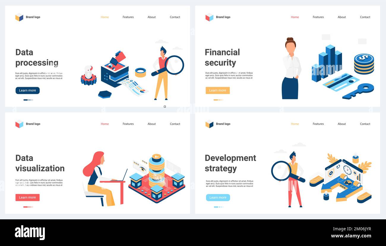 Financial data processing, visualization and security, business ...