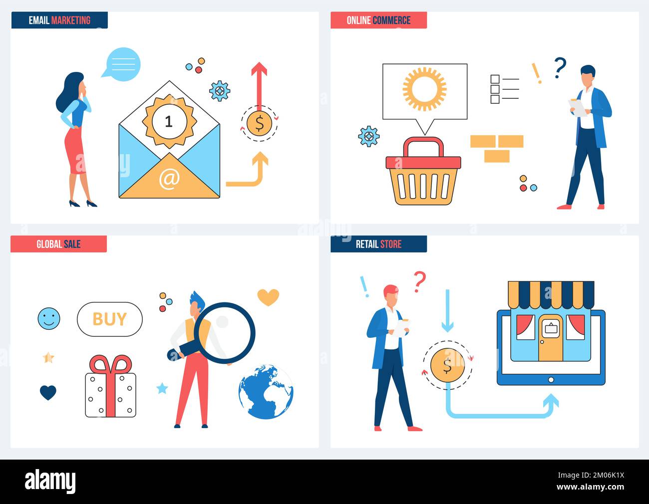 Email Marketing Cartoon