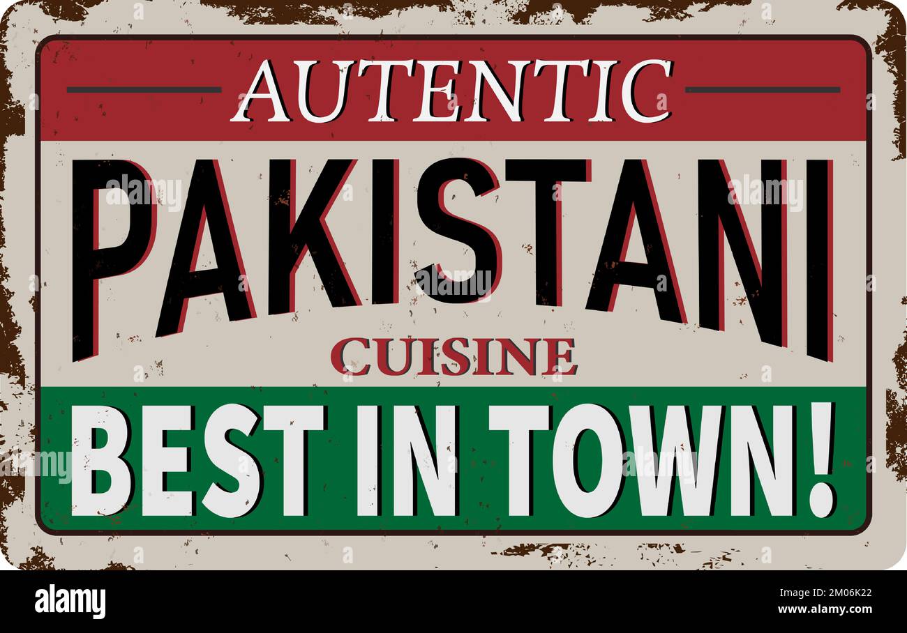 Pakistan restaurant sign traditional Stock Vector Images - Alamy