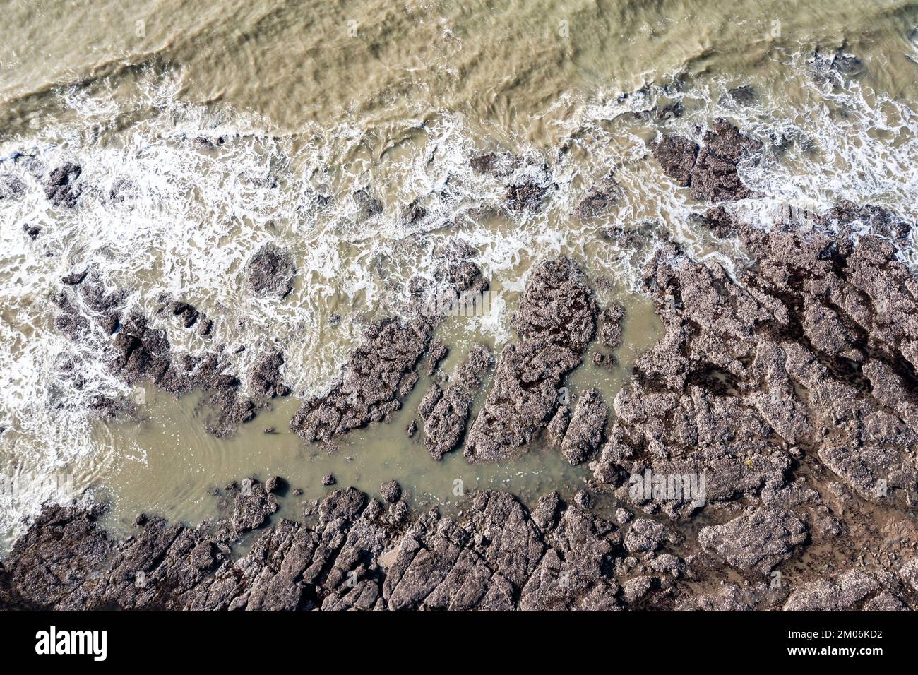 Water texture, rocks, ocean landscape Stock Photo - Alamy