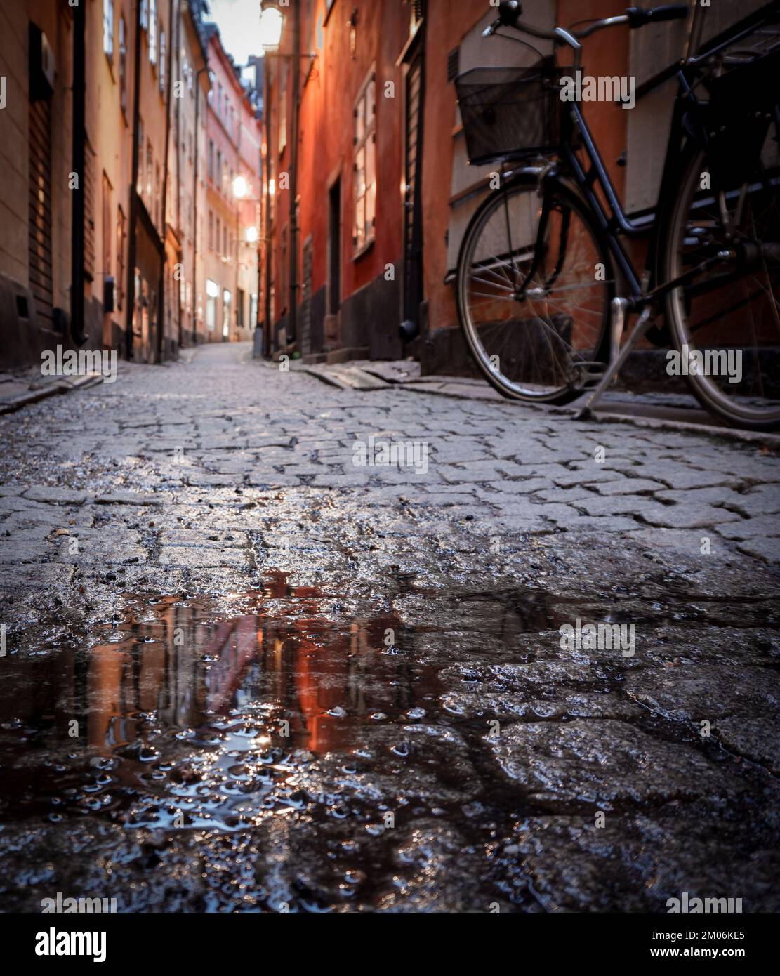 Empty alley amidst buildings hi-res stock photography and images - Alamy