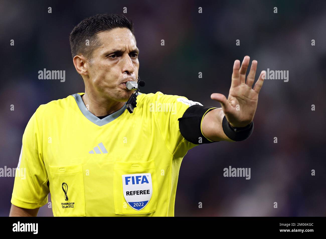 Doha, Qatar. 04th Dec, 2022. DOHA - Referee Jesus Valenzuela Saez ...