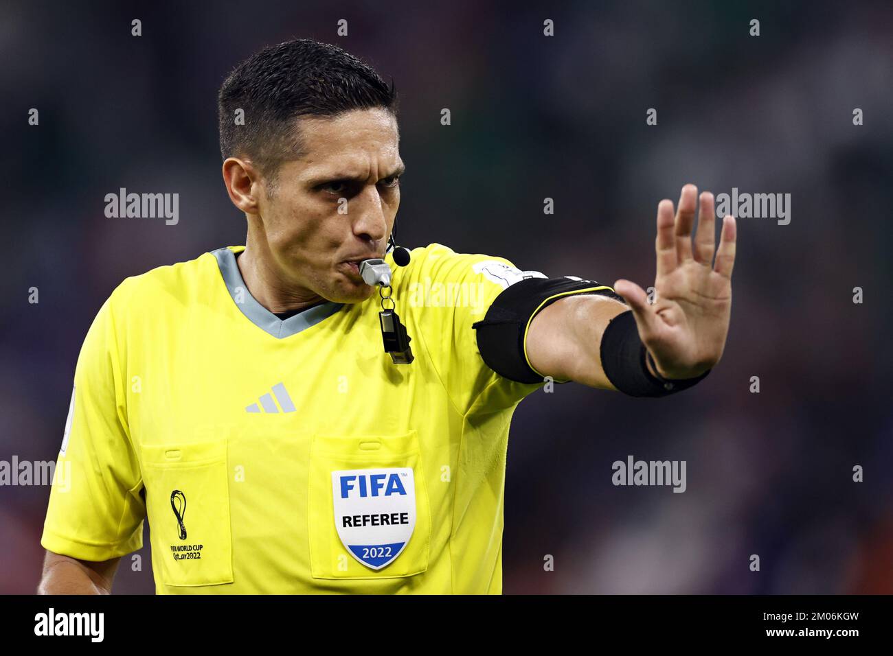 Doha, Qatar. 04th Dec, 2022. DOHA - Referee Jesus Valenzuela Saez ...
