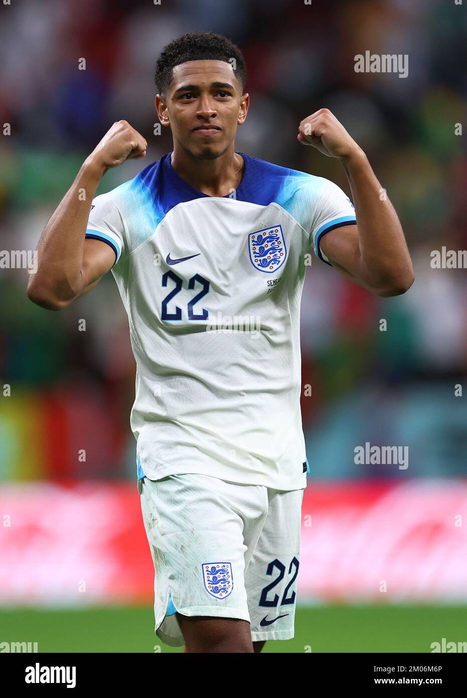 Al Khor Qatar 4th Dec 2022 Jude Bellingham Of England Celebrates