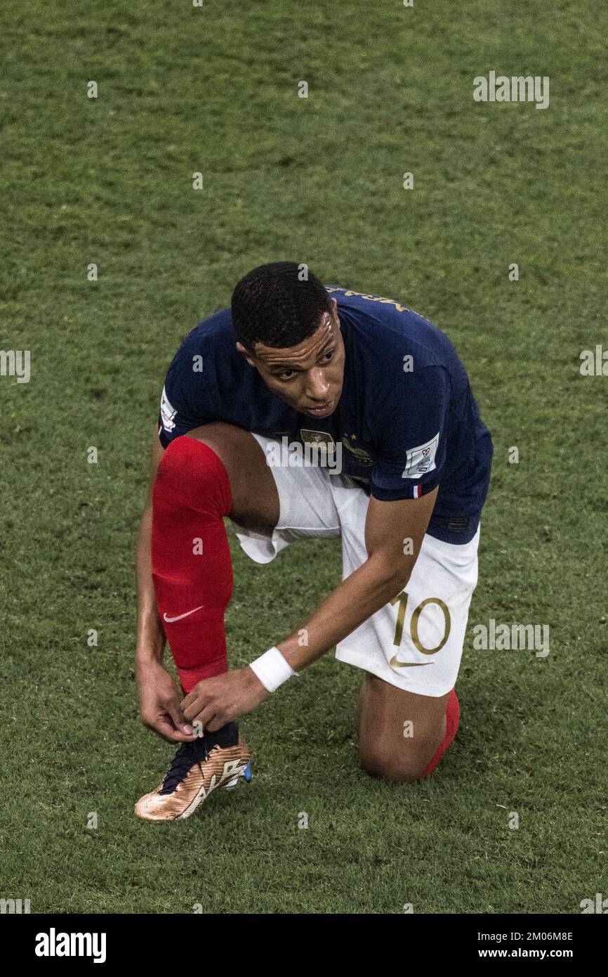 Qatar - Doha - 12/04/2022 - 2022 WORLD CUP, FRANCE X POLAND - Mbappe ...