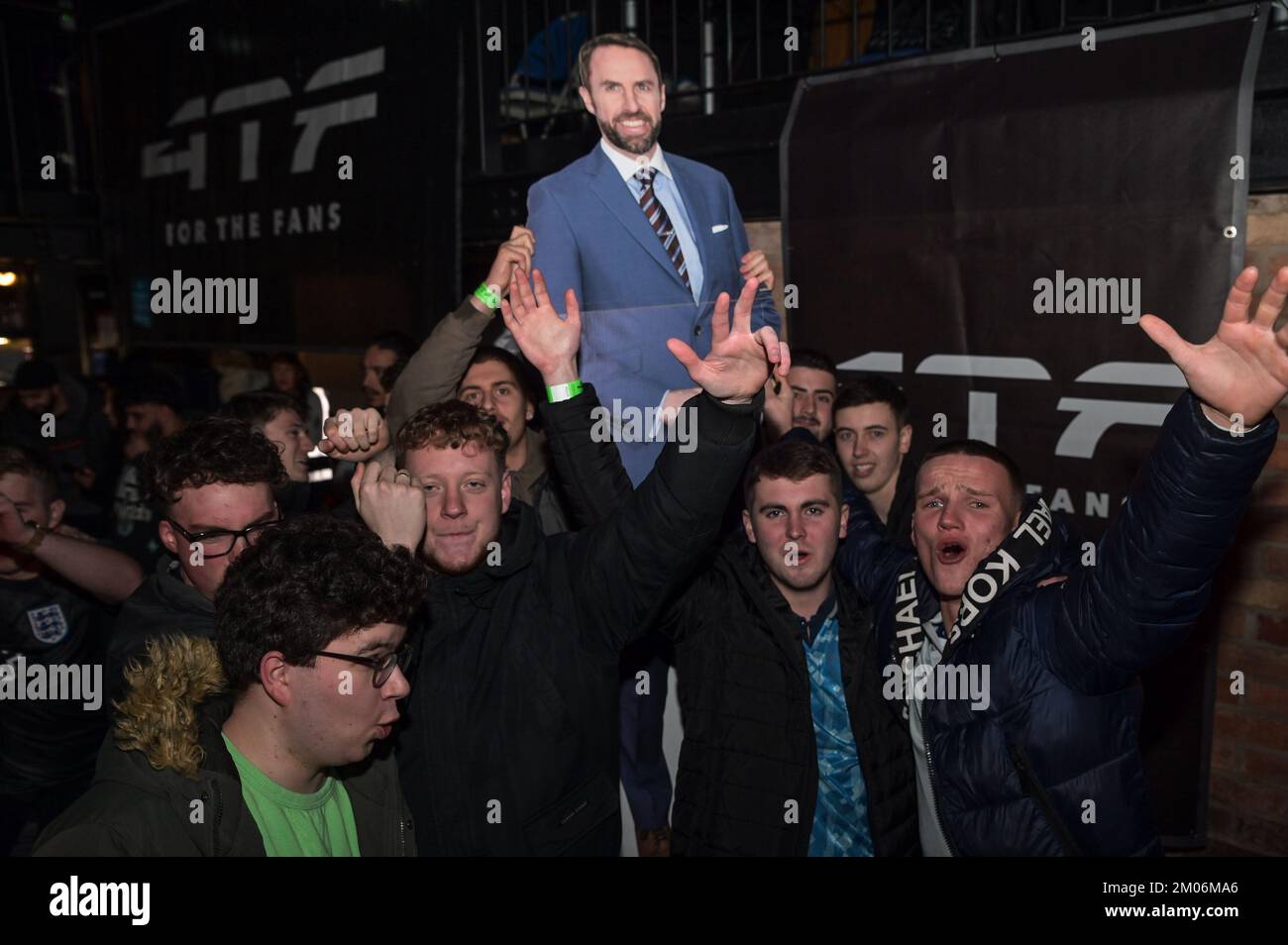 The Mill, Digbeth, Birmingham, December 4th 2022 - England fans ...