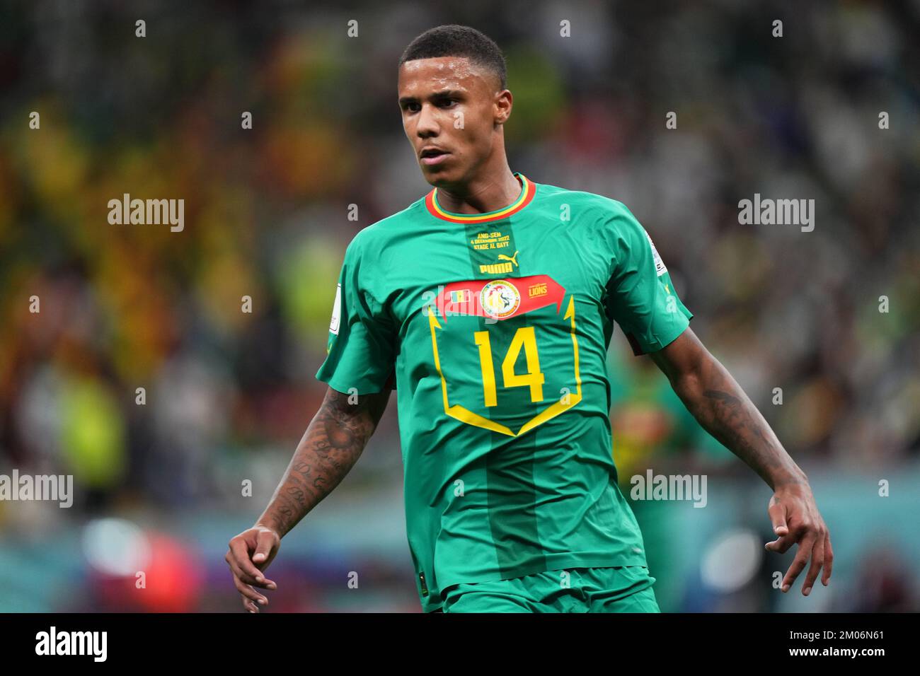 Ismail Jakobs of Senegal during the FIFA World Cup Qatar 2022 match ...