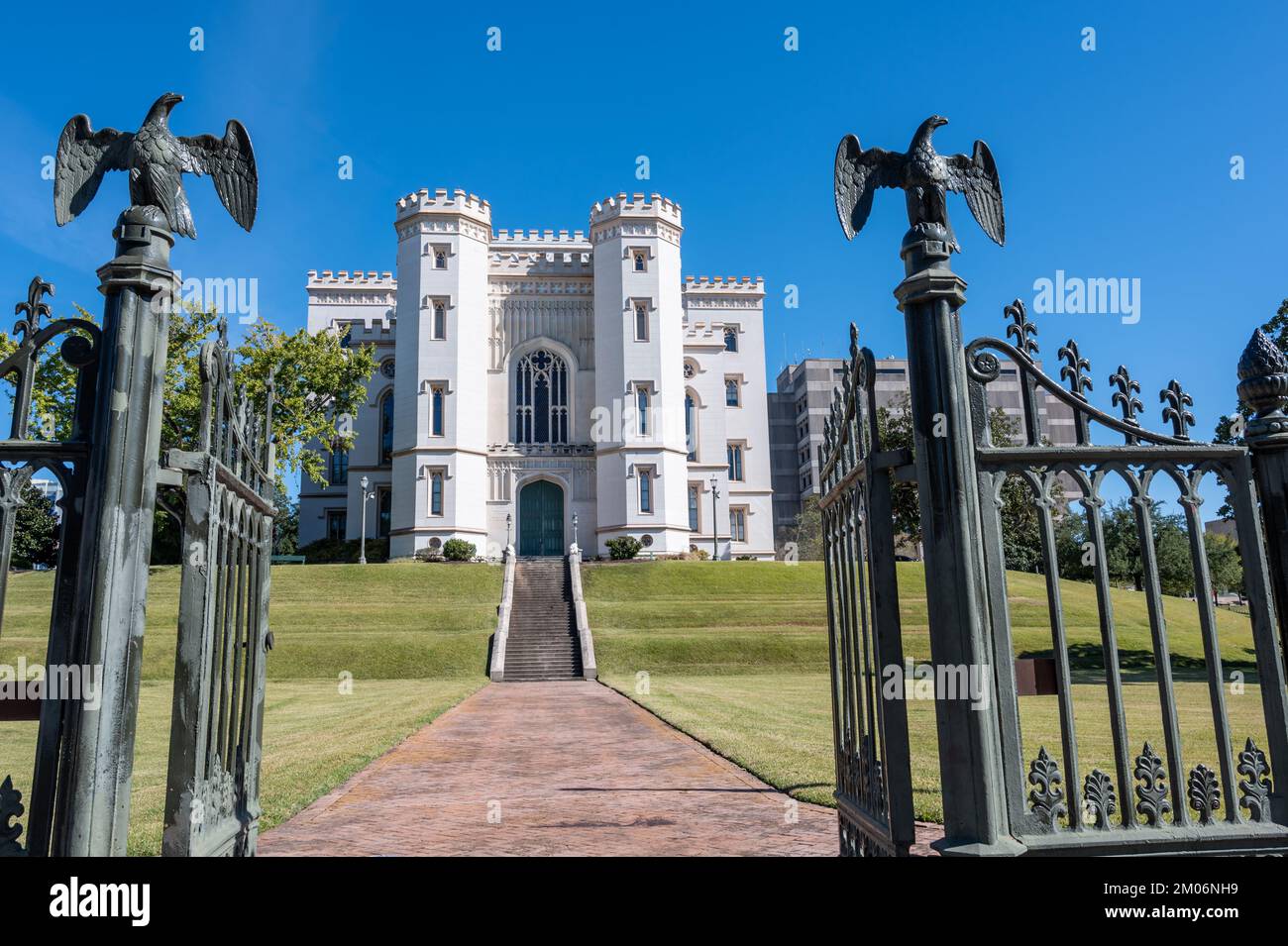 Baton Rouge, Louisiana, USA - 11.2022 - Outer facade of the Old ...