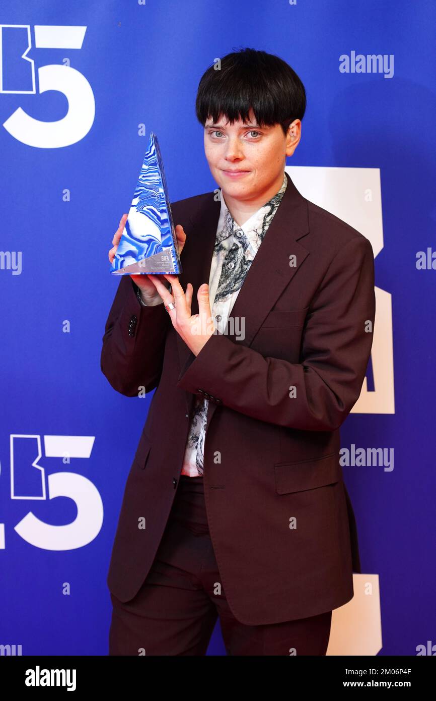 Charlotte Wells wins the Best Screenplay award at the British ...