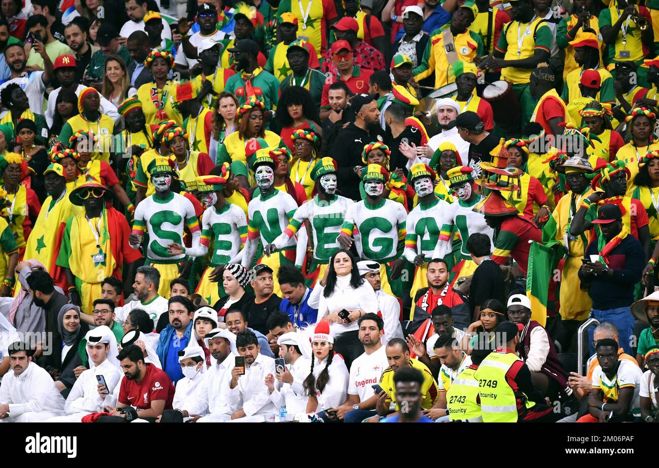 Football World Cup 2022, Qatar, Al Bayt Stadium; England vs Senegal ...