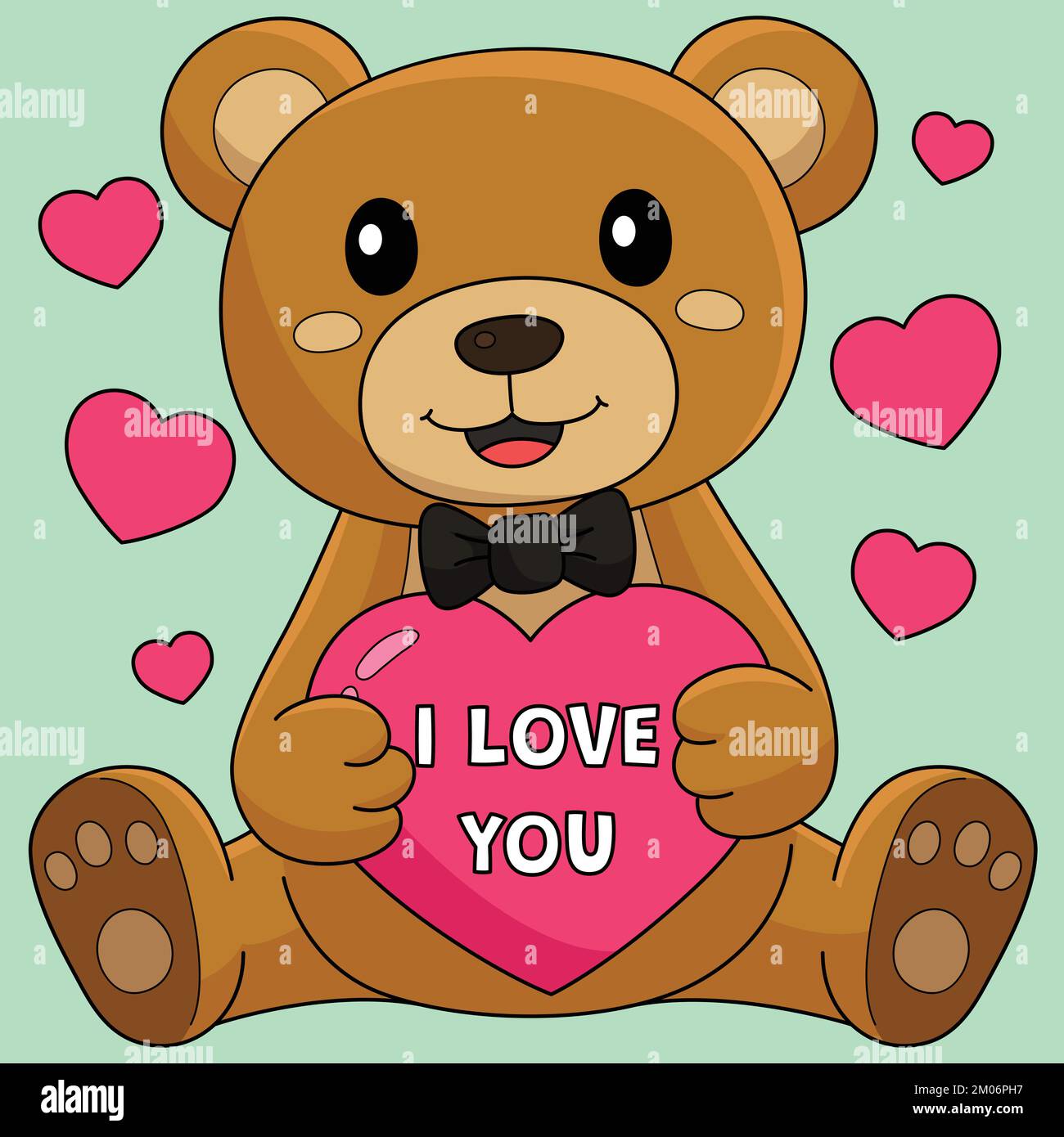 Teddy Bear Cartoon Love