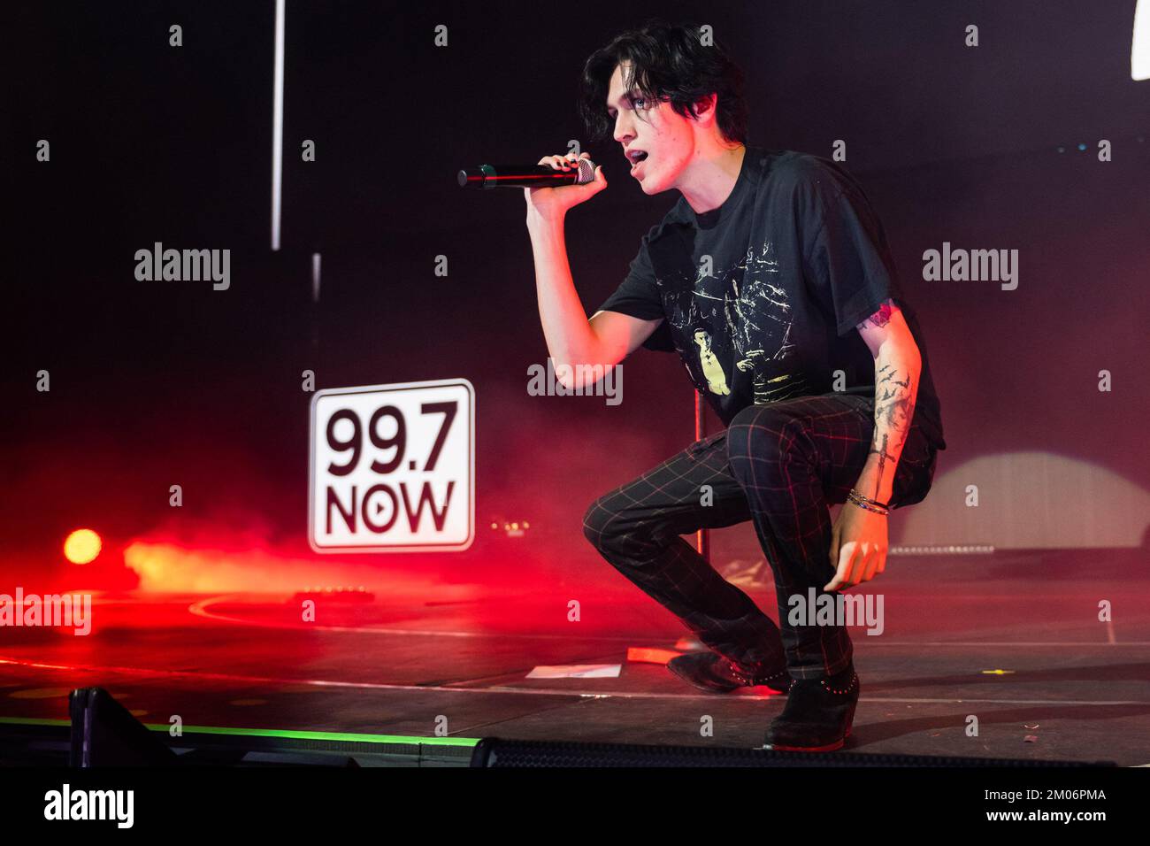 Huddy performs during 99.7 Now's Poptopia 2022 at SAP Center on ...