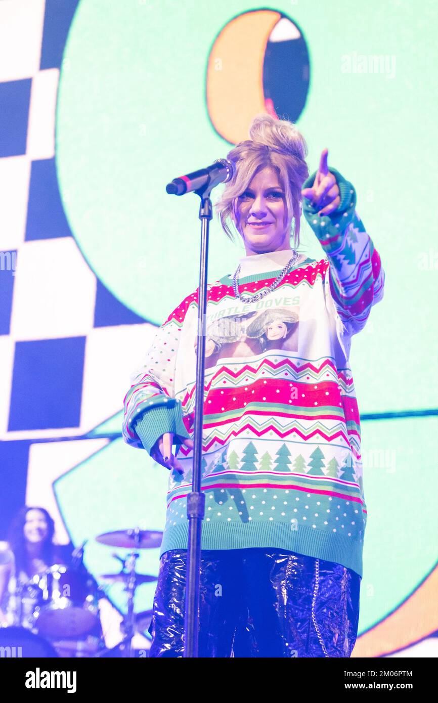 Jax performs during 99.7 Now's Poptopia 2022 at SAP Center on December ...