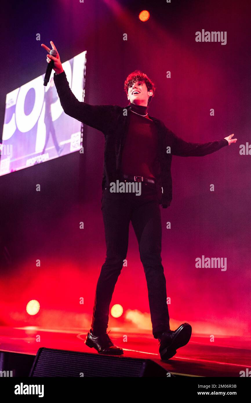 JVKE performs during 99.7 Now's Poptopia 2022 at SAP Center on December ...