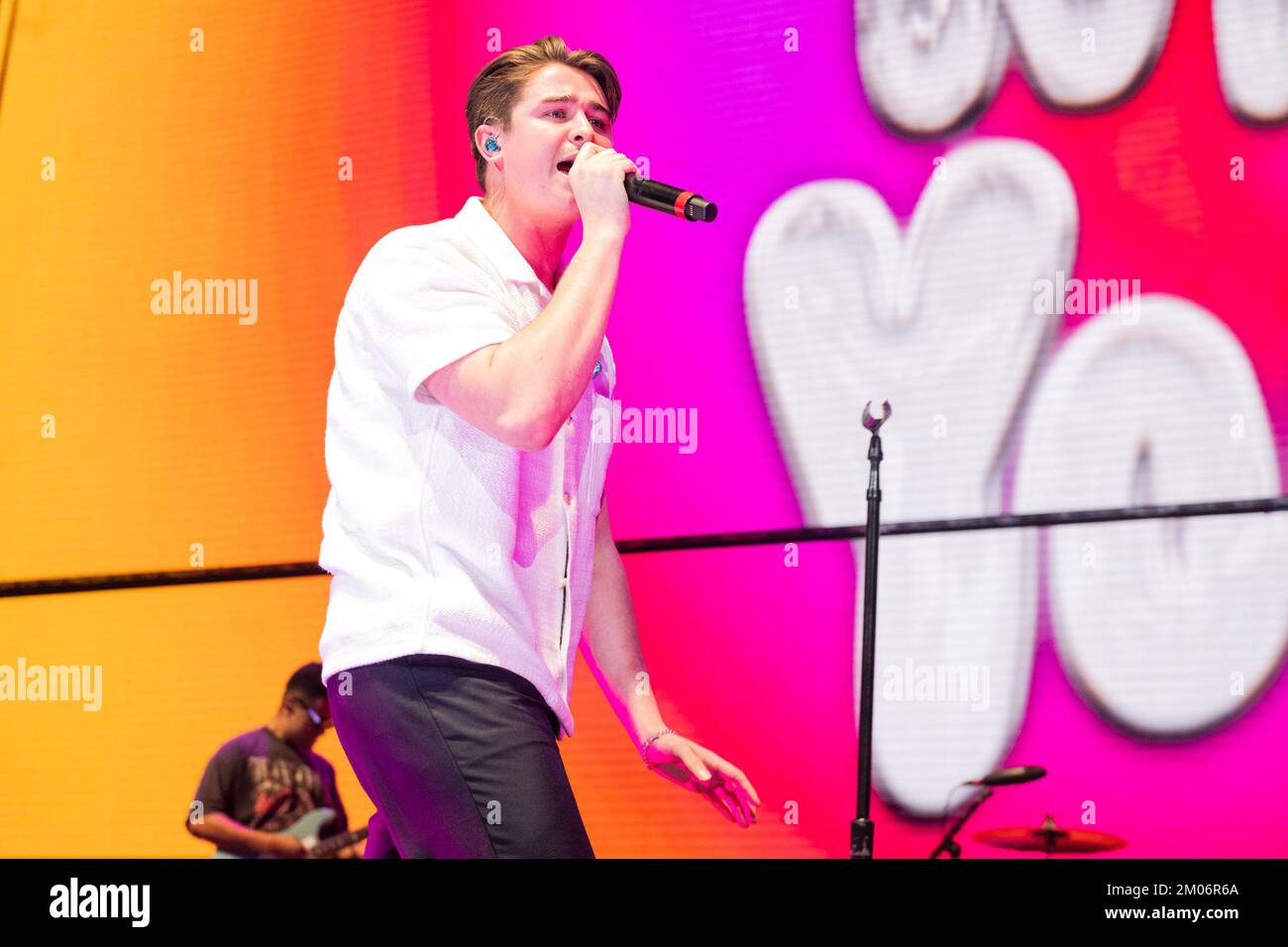 Nicky Youre performs during 99.7 Now's Poptopia 2022 at SAP Center on ...