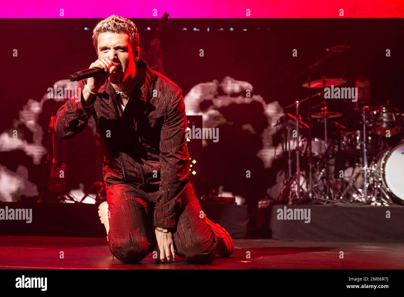 Lauv performs during 99.7 Now's Poptopia 2022 at SAP Center on December ...