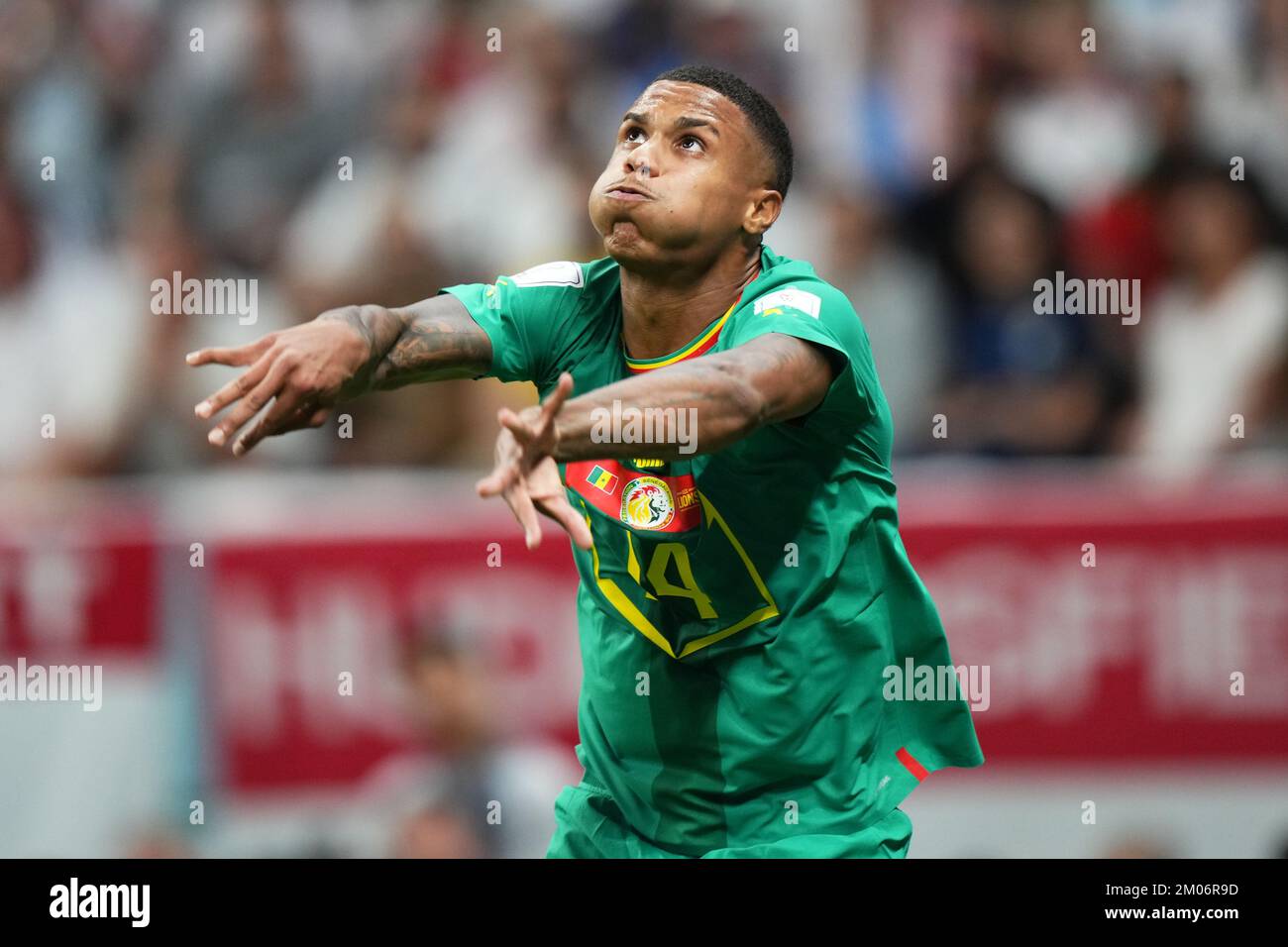 Ismail Jakobs of Senegal during the FIFA World Cup Qatar 2022 match ...