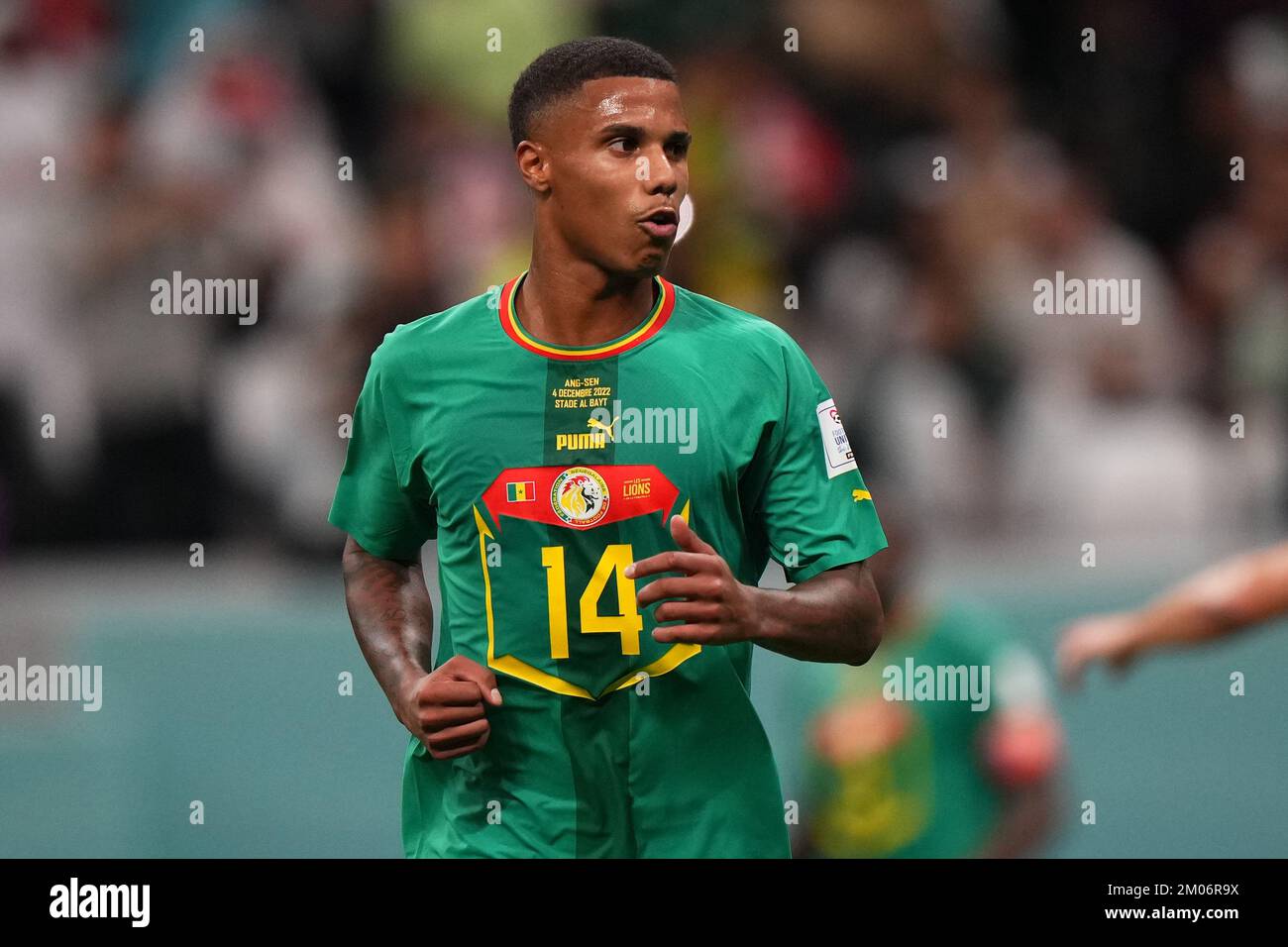 Ismail Jakobs of Senegal during the FIFA World Cup Qatar 2022 match ...