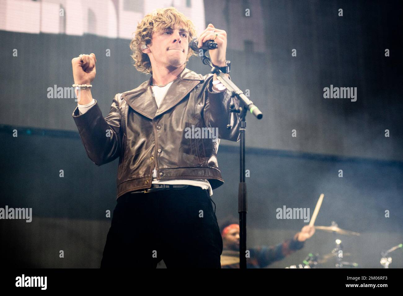 Ross Lynch of The Driver Era performs during 99.7 Now's Poptopia 2022 ...