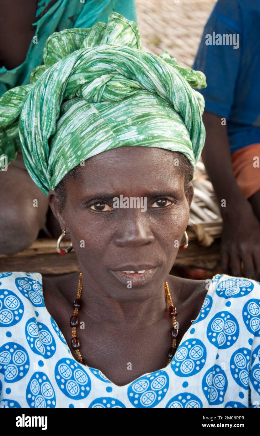 Faces of Africa, African woman, Bafata, Guinea Bissau - woman with ...