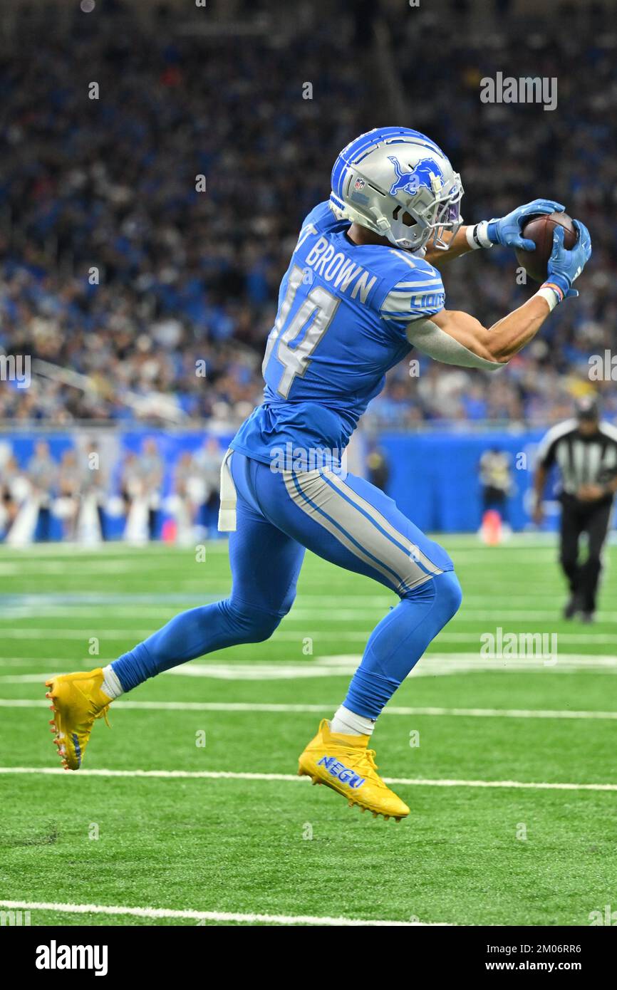 DETROIT, MI - DECEMBER 04: Detroit Lions Wide Receiver (14) Amon-Ra St ...