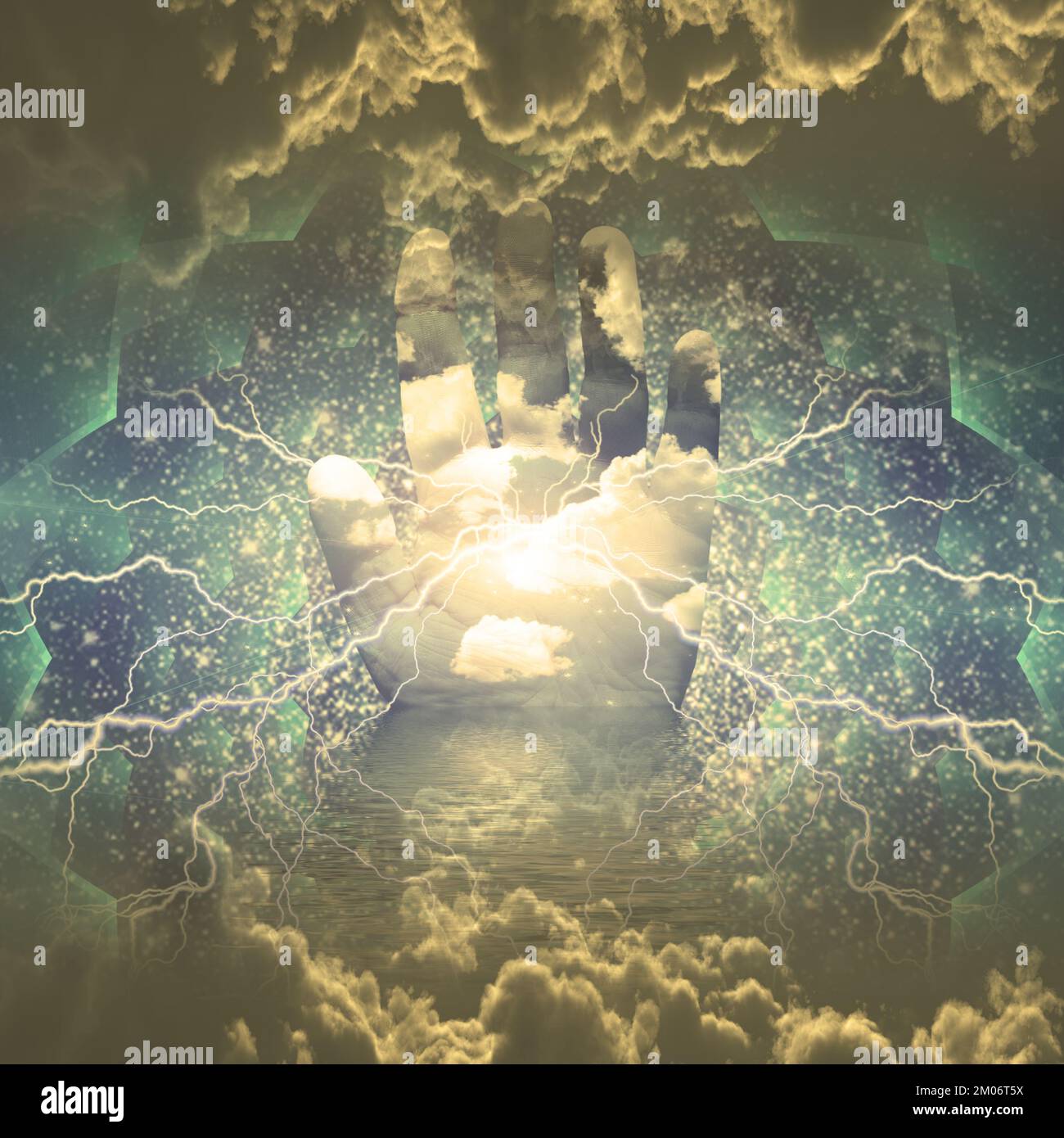 Lightning radiates hi-res stock photography and images - Alamy