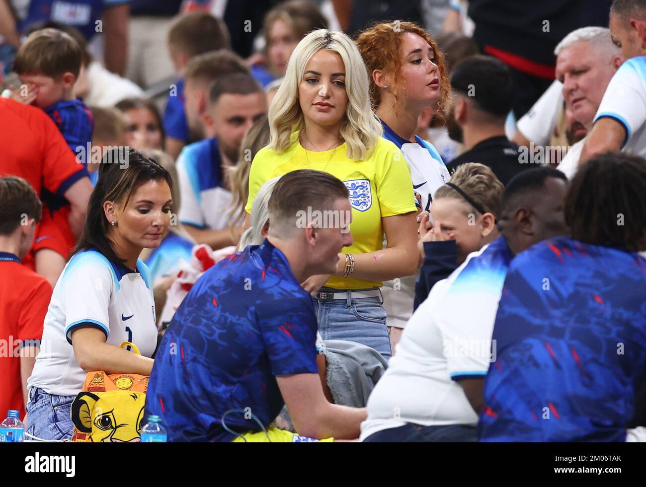 Al Khor, Qatar. 4th Dec, 2022. Jordan Pickford of England with his ...