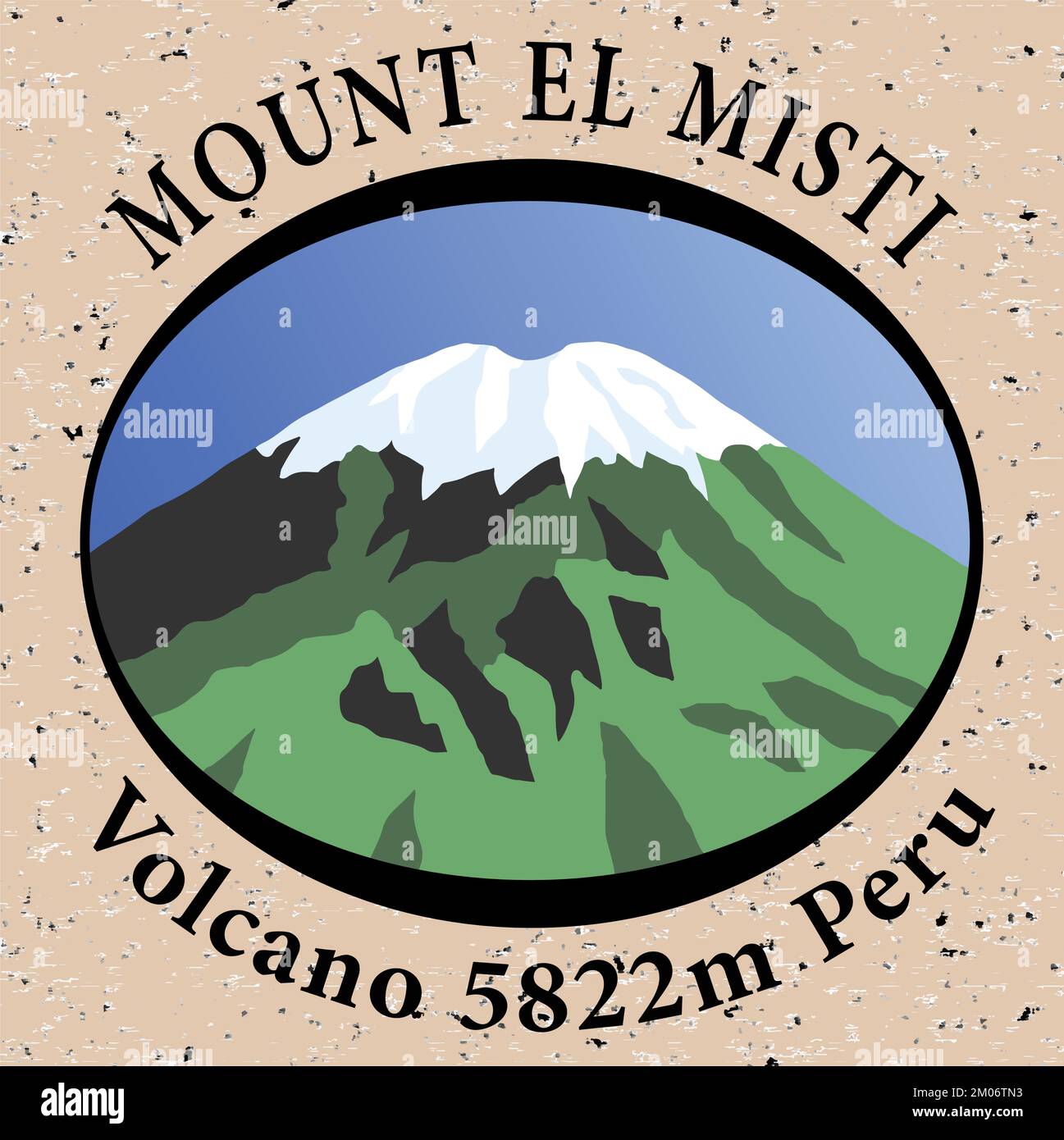 Beautiful green mountain near Stock Vector Images - Alamy