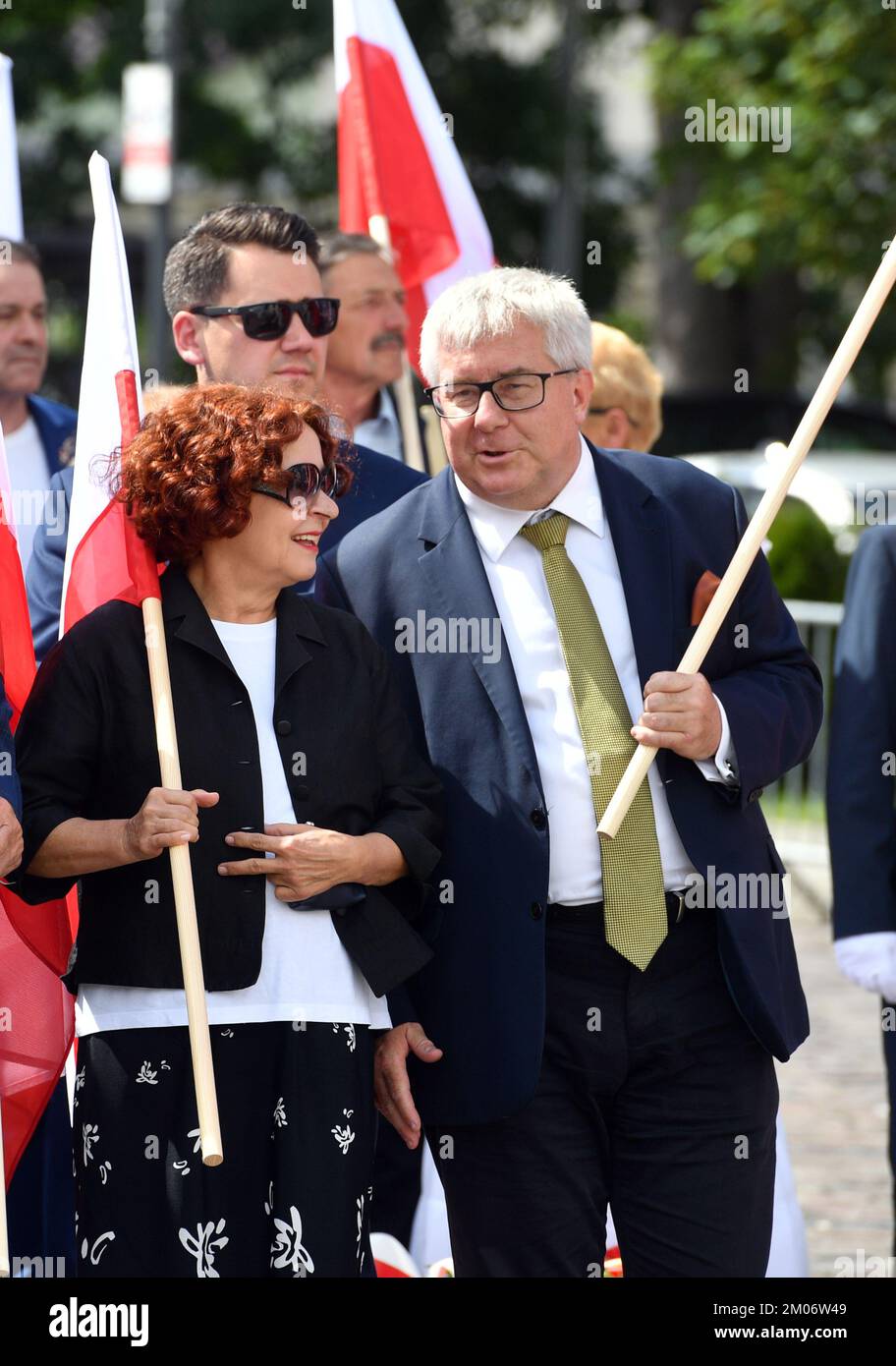 Lech kaczynski monument unveiled hi-res stock photography and images ...