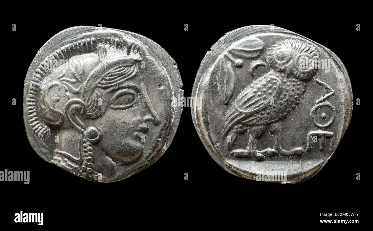Greek coin hi-res stock photography and images - Alamy