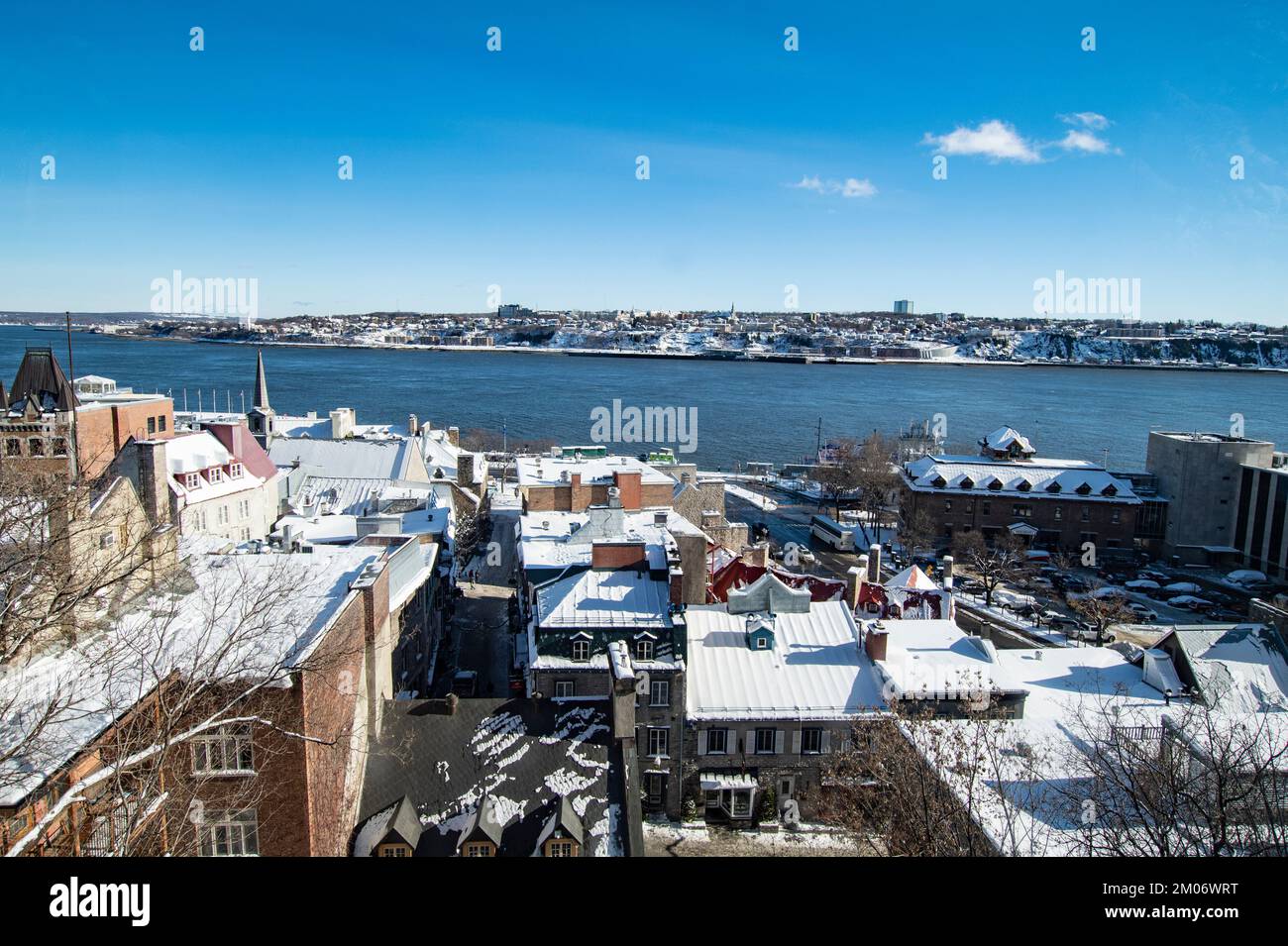Lower town of Quebec City Stock Photo - Alamy