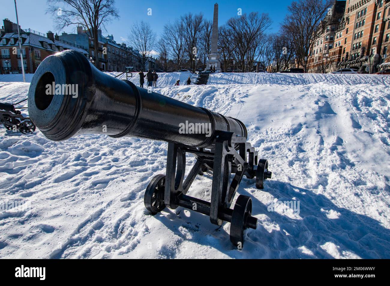 Cannons in black and white hi-res stock photography and images - Alamy