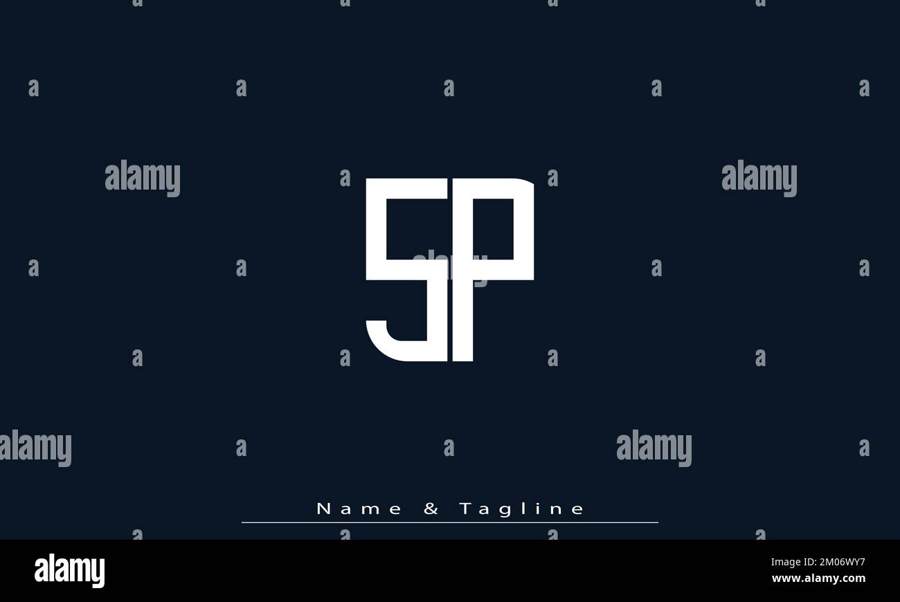 Alphabet letters Initials Monogram logo SP , PS Stock Vector Image ...